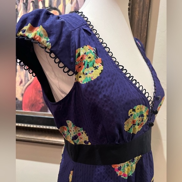 Anthropologie | Dresses | Anthropologie Maeve Lighthouse Route Silk ...